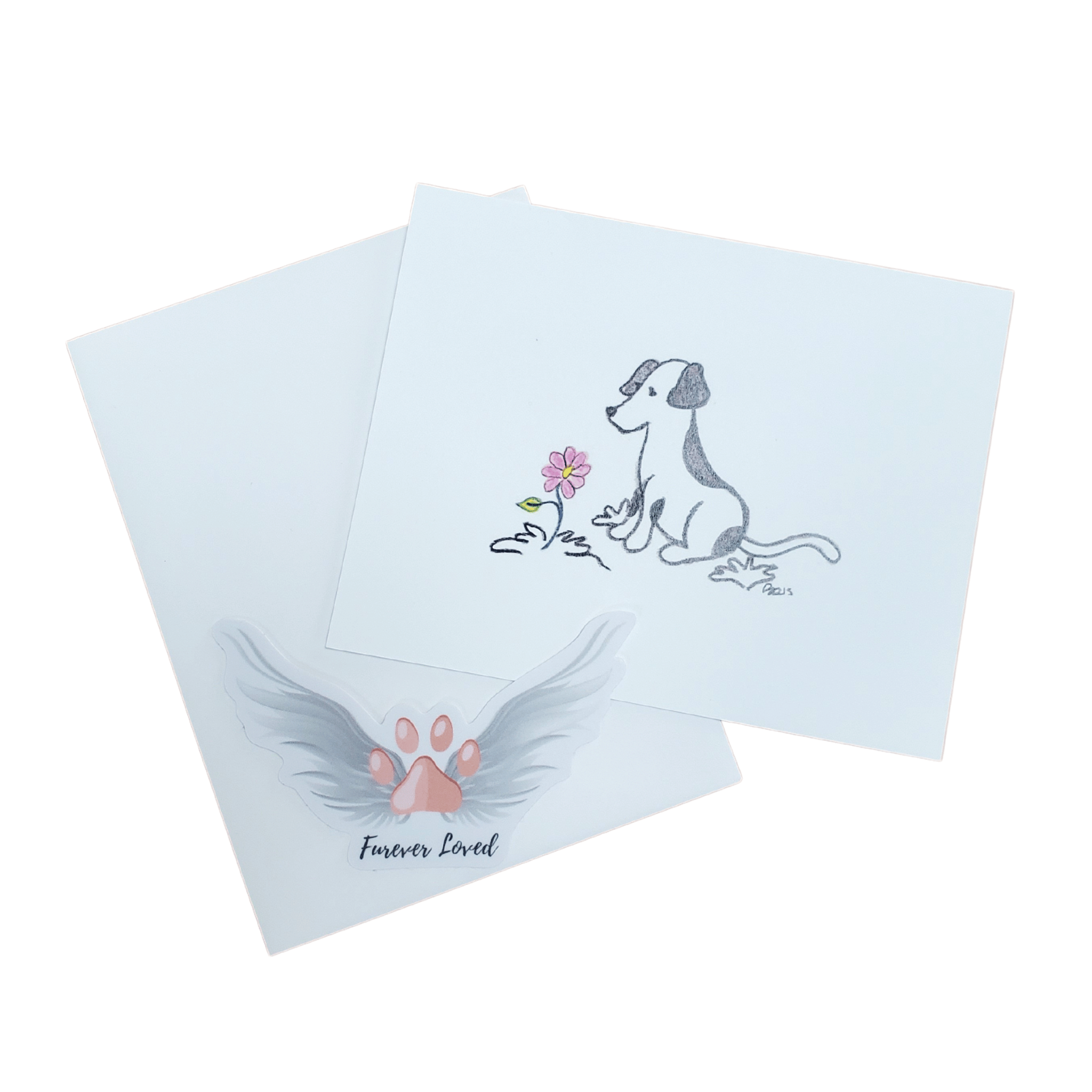 Personalized Pet Loss Card, Sympathy Card Loss of a Pet